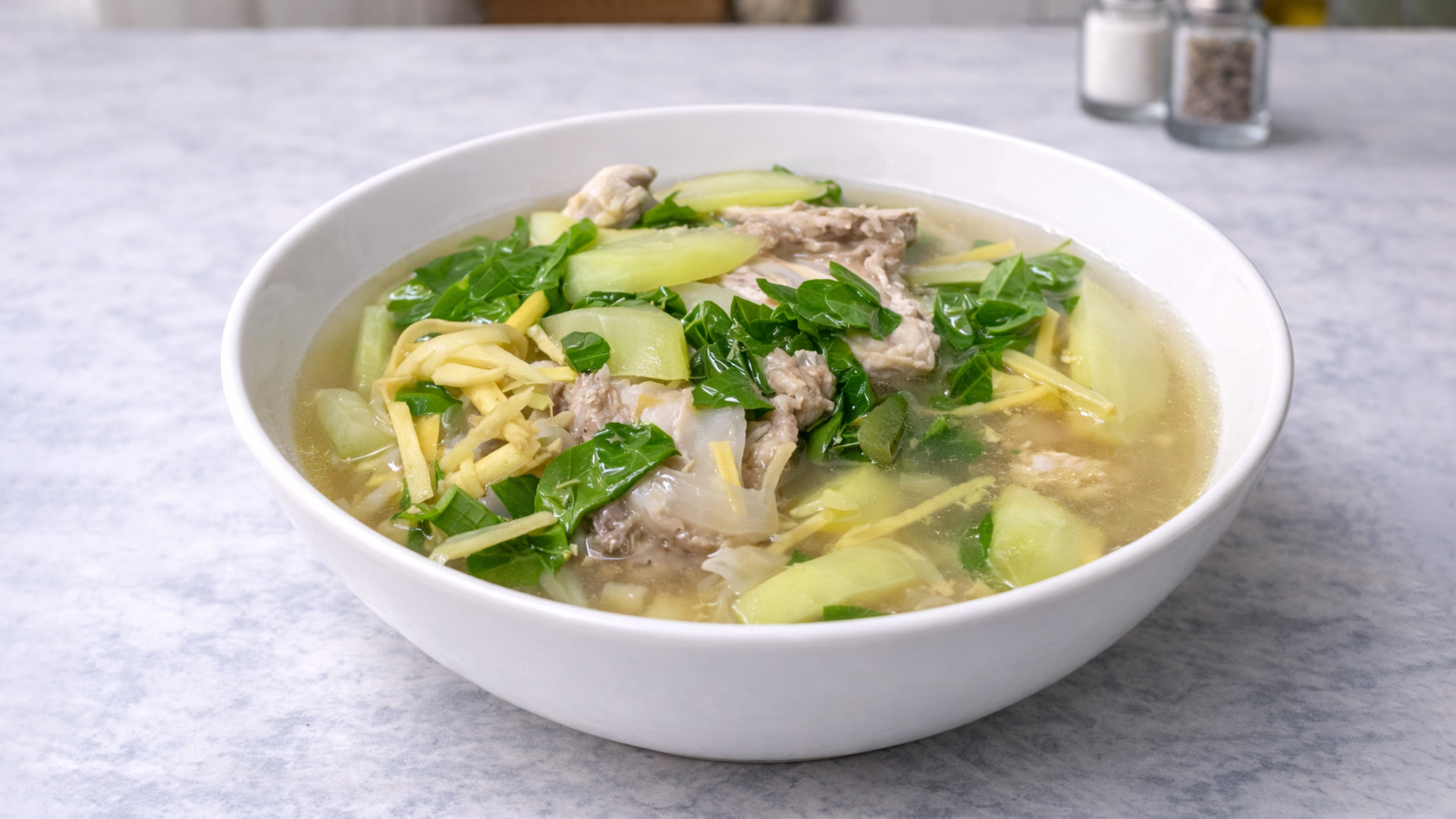 Tinolang manok with clear and comforting broth
