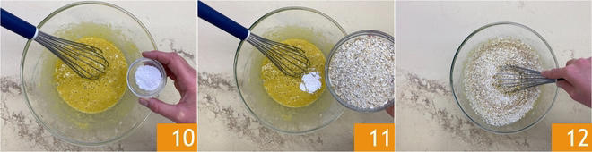 Banana bread baked oats con Nutella®