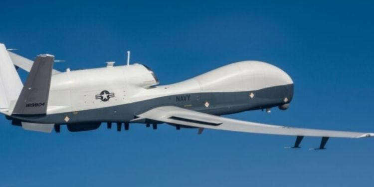 US going to war? US Airforce drone spotted running surveillance in ...