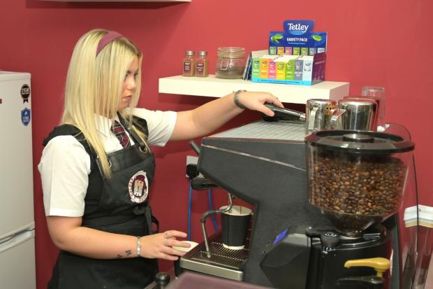 'So popular' - North Lanarkshire school’s barista bar celebrates first ...