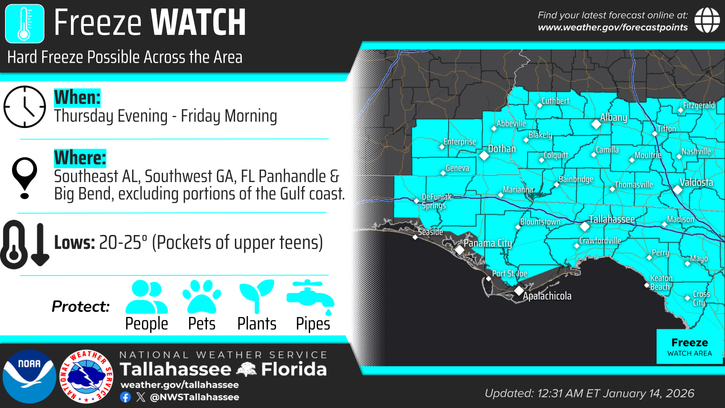 Cold front to slap Florida. See which cities will see freezing temps