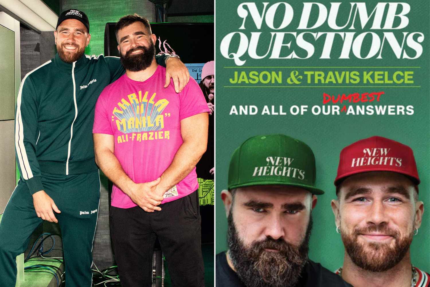 Travis Kelce and Jason Kelce announce new book “No Dumb Questions ...