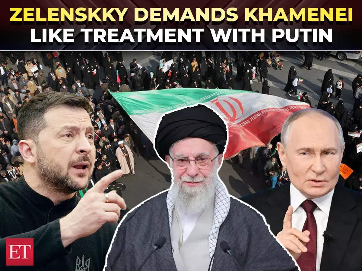Zelenskyy backs Iranian protesters 'buttering' Trump's escalation ...