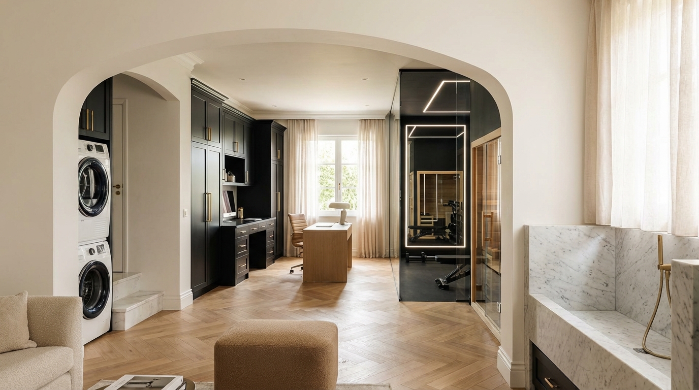 Cette maison prouve qu'ignorer bureau, buanderie et home gym est une ...