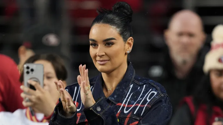 'He always gets up': George Kittle's wife Claire shares heartbreaking ...