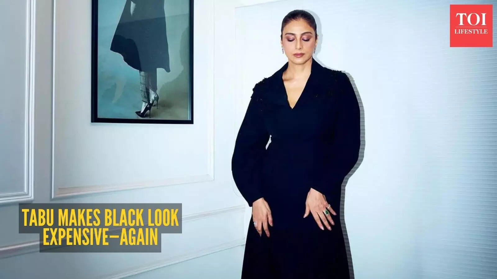 Tabu’s latest monochrome look politely reminds us that black will be ...