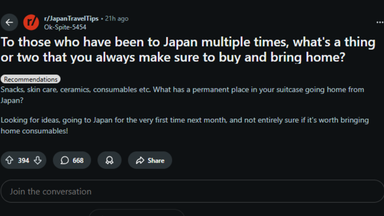 What are the best souvenirs to bring back from Japan the first time?