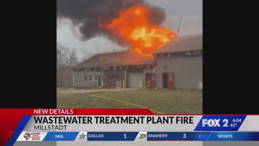Fire causes major damage to Millstadt sewer plant, residents asked to ...