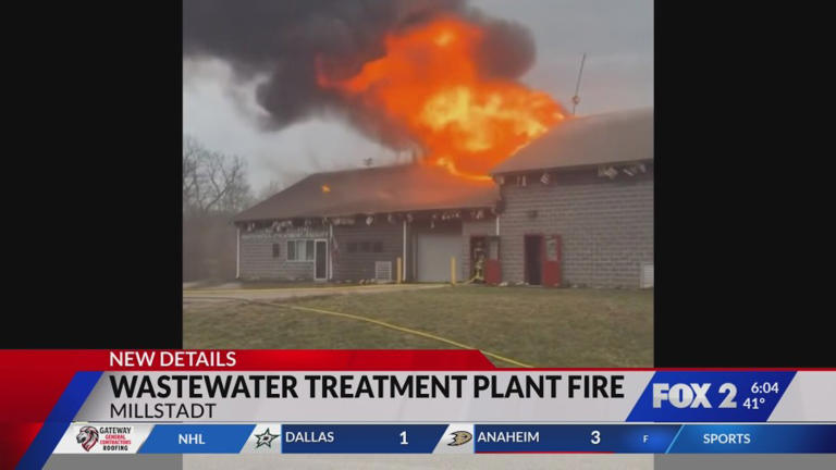 Fire causes major damage to Millstadt sewer plant, residents asked to ...
