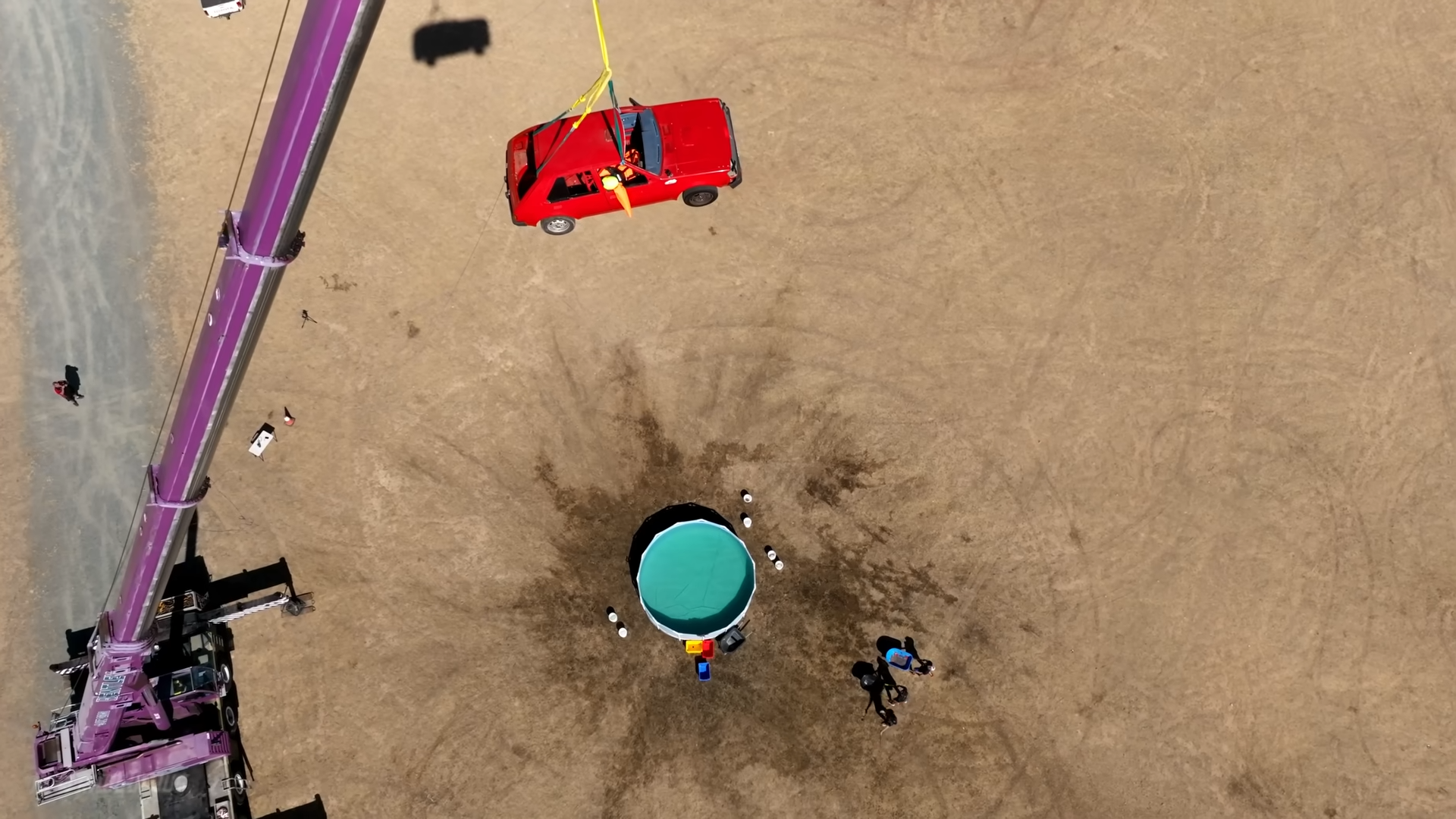 This was supposed to be a fun water challenge… then we dropped a car