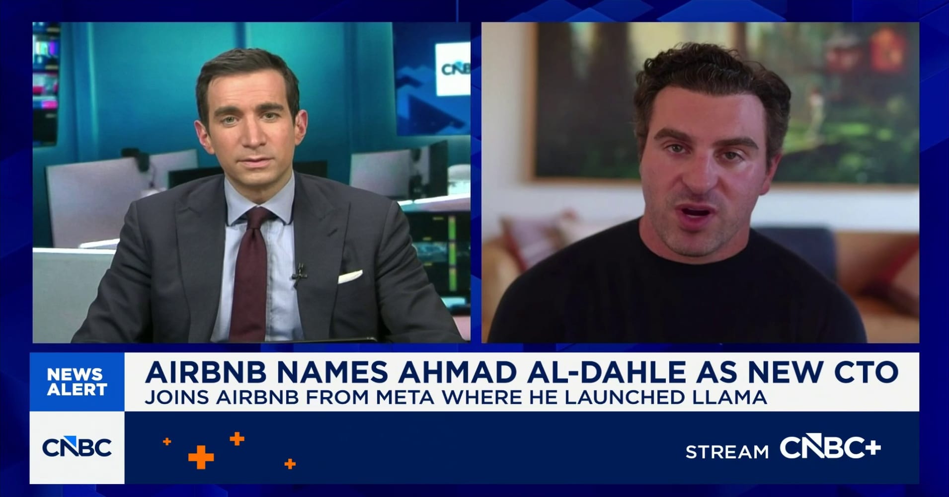 Airbnb CEO Brian Chesky on new CTO: We have an opportunity to do AI ...