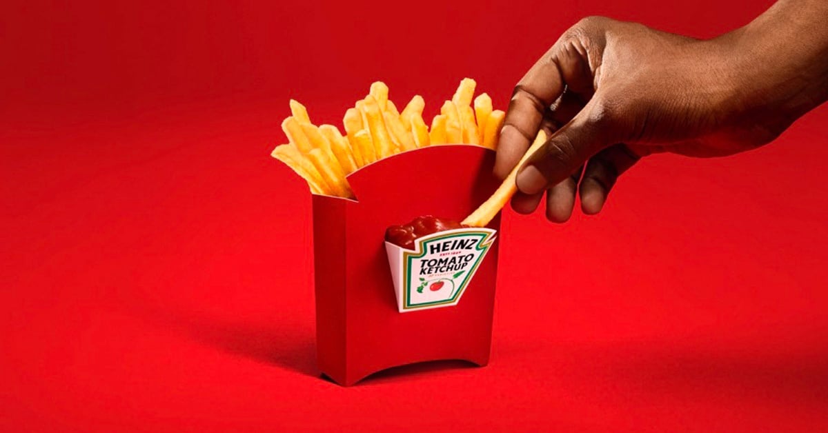 Heinz unveils fry box with built-in ketchup tray