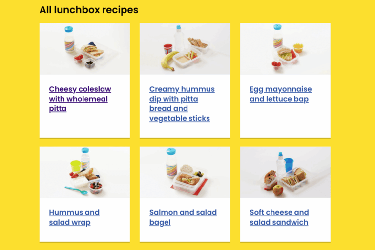Government issues first-ever lunchbox guidance for parents