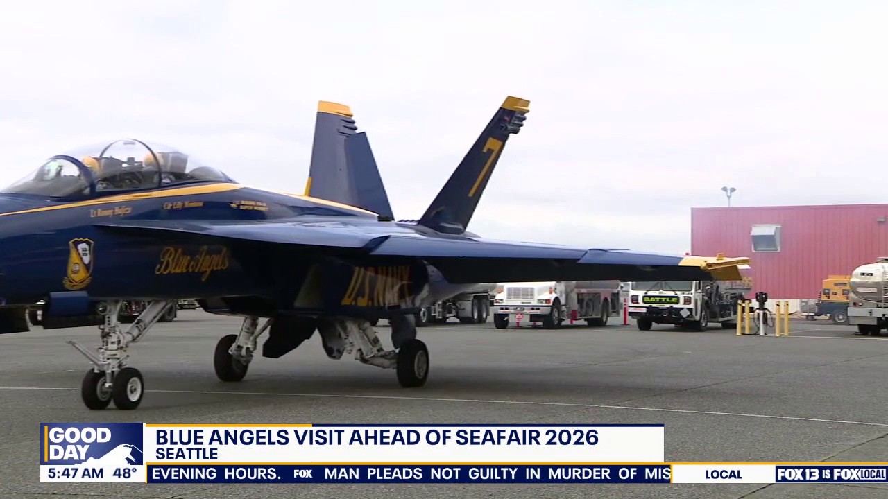 Blue Angels visit Seattle ahead of Seafair