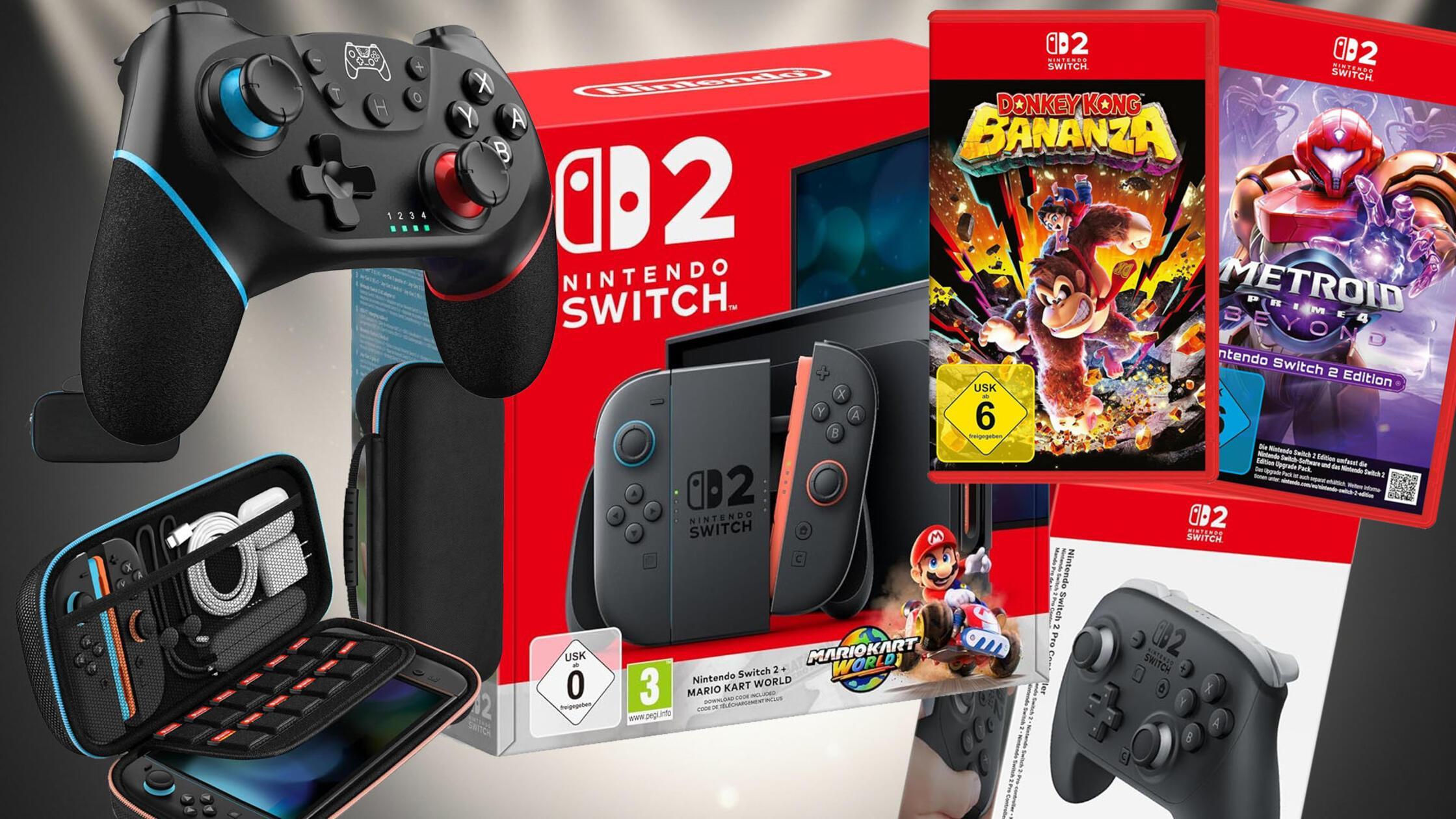 Amazon boxt Nintendo Switch 2 bis 37% günstiger raus: Konsole + Mario ...