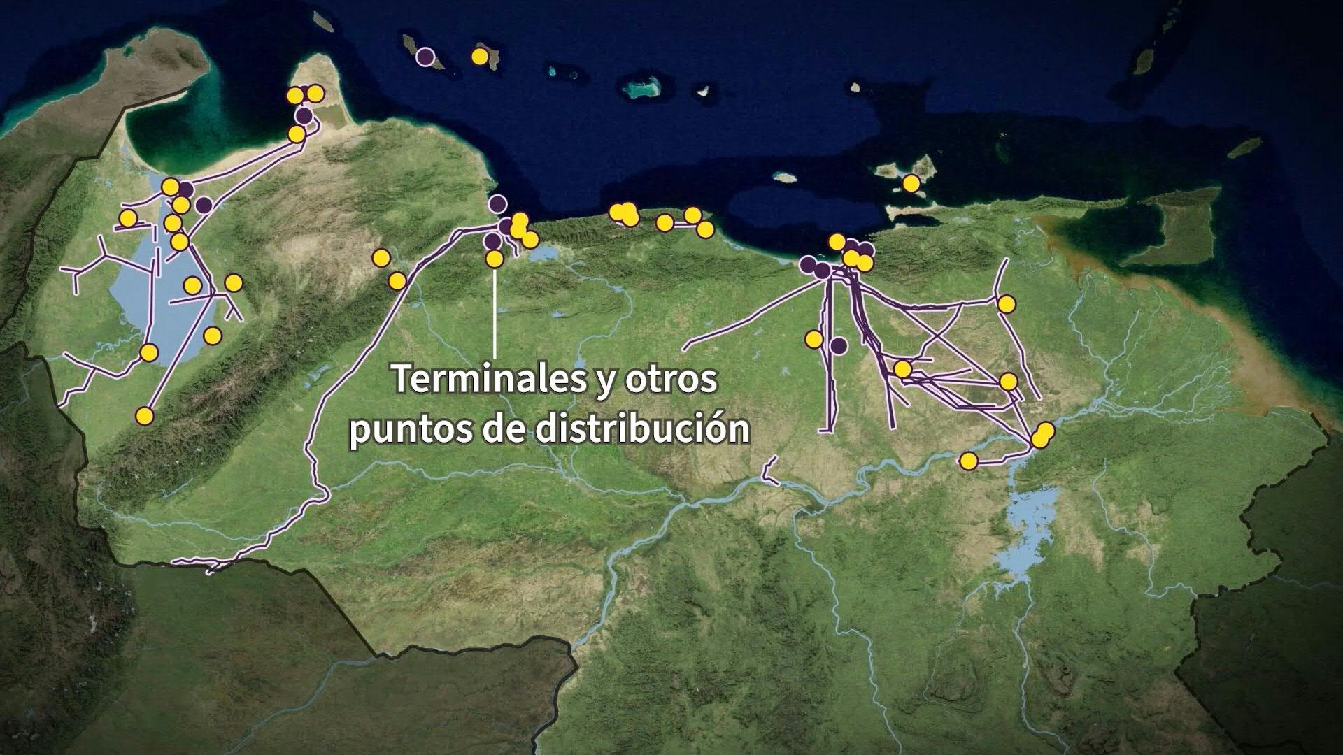Mapa animado: Los recursos petroleros de Venezuela