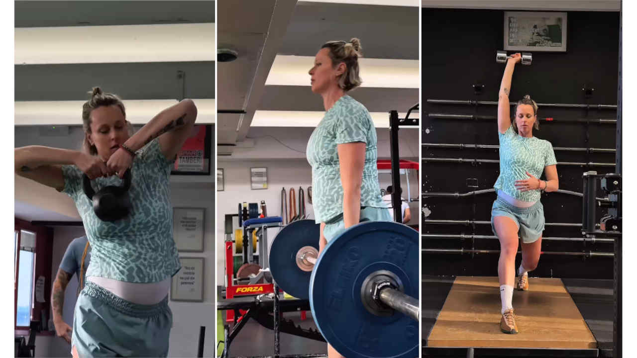 Federica Pellegrini incinta si allena coi pesi: "Fino al settimo mese ...