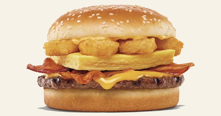 New Burger King Whopper stacks hash browns right on the patty