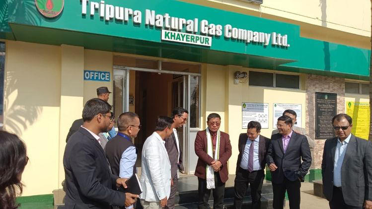 Mizoram minister inspects Tripura–Mizoram natural gas pipeline project ...