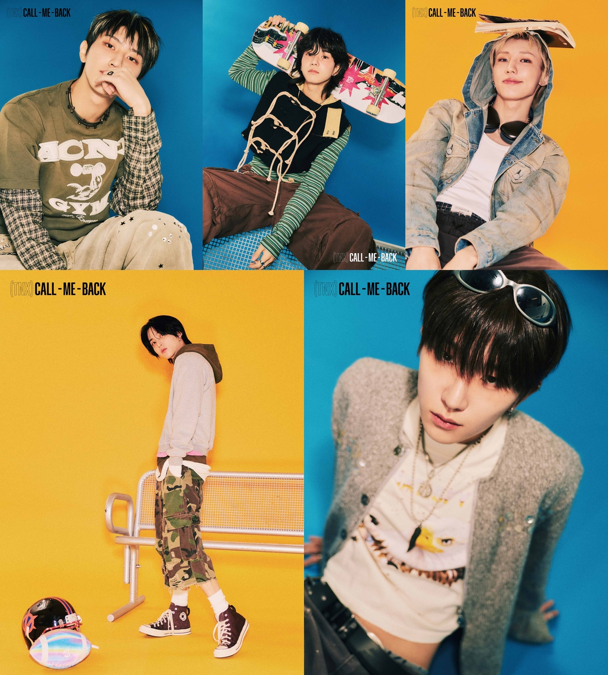 ‘22일 컴백’ TNX, 새 싱글 ‘CALL ME BACK’ 콘셉트 포토 오픈 ‘5인 5색 소년미’