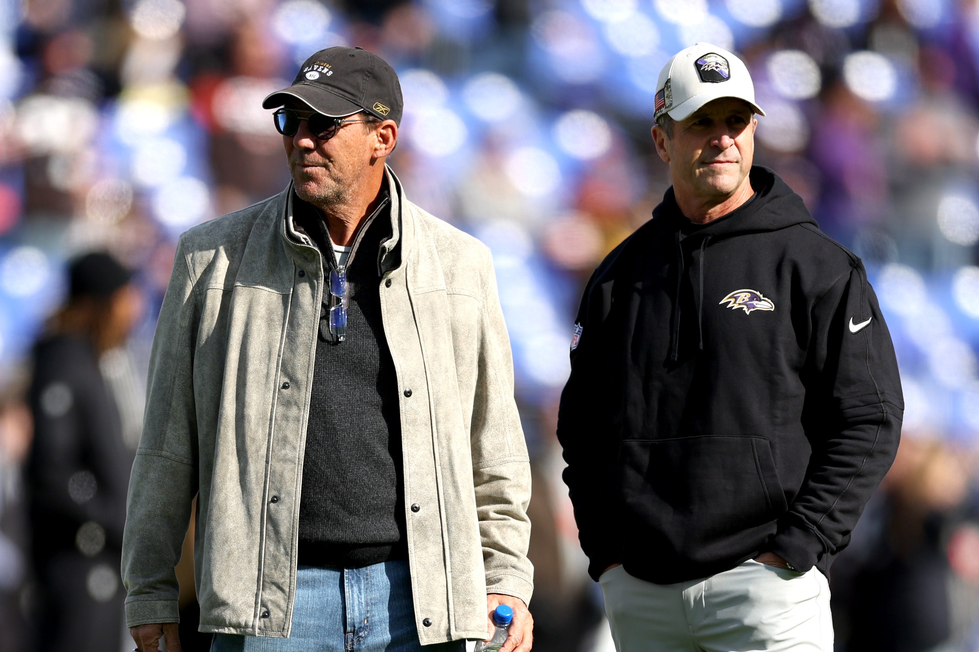 Ravens owner: John Harbaugh won't join a team without a franchise QB