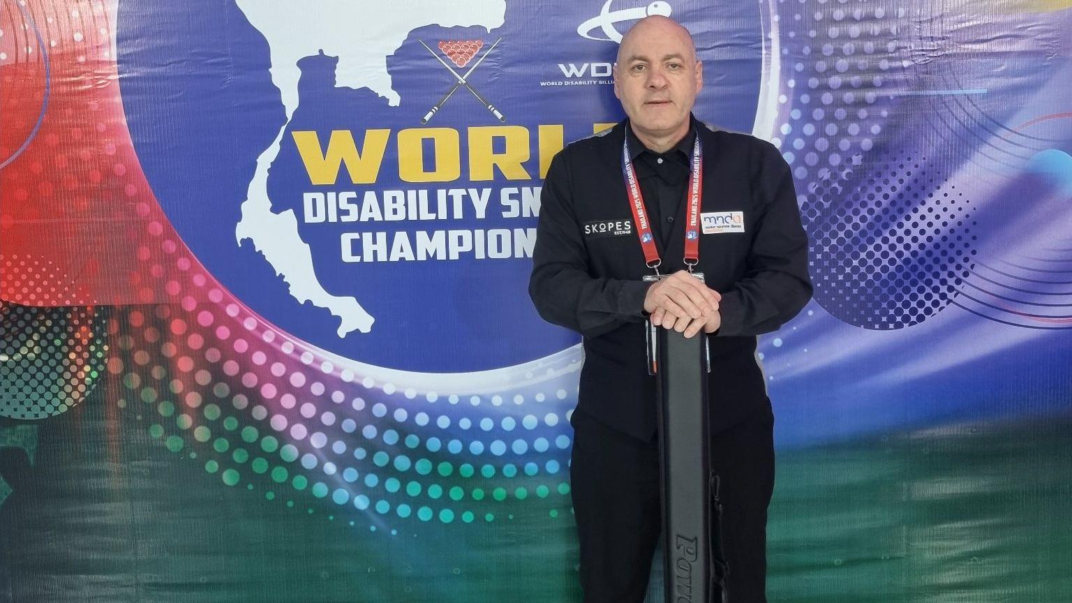 Snooker becomes 'therapy' for player with MND