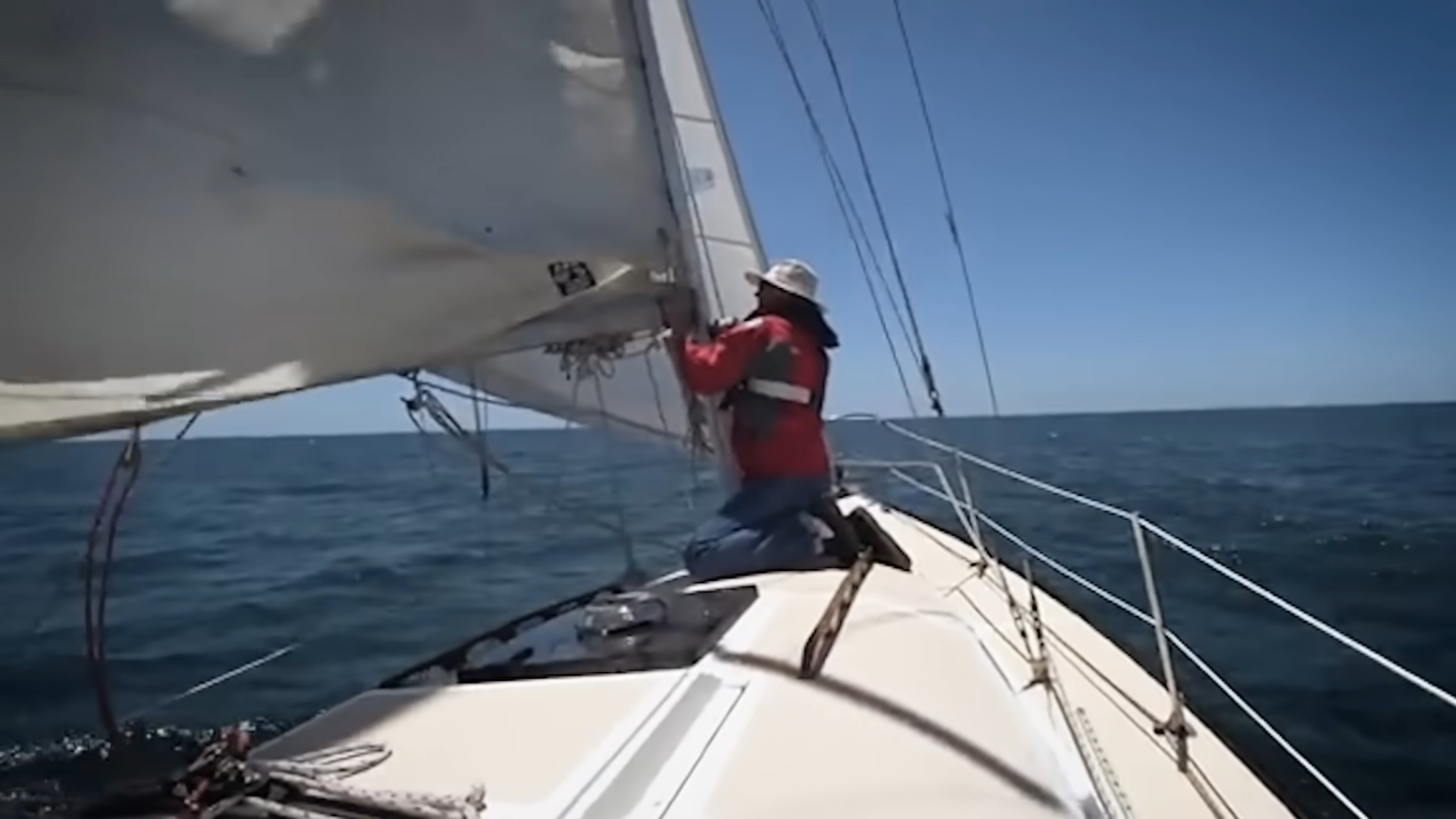 One line snapped - and the boom killed him instantly