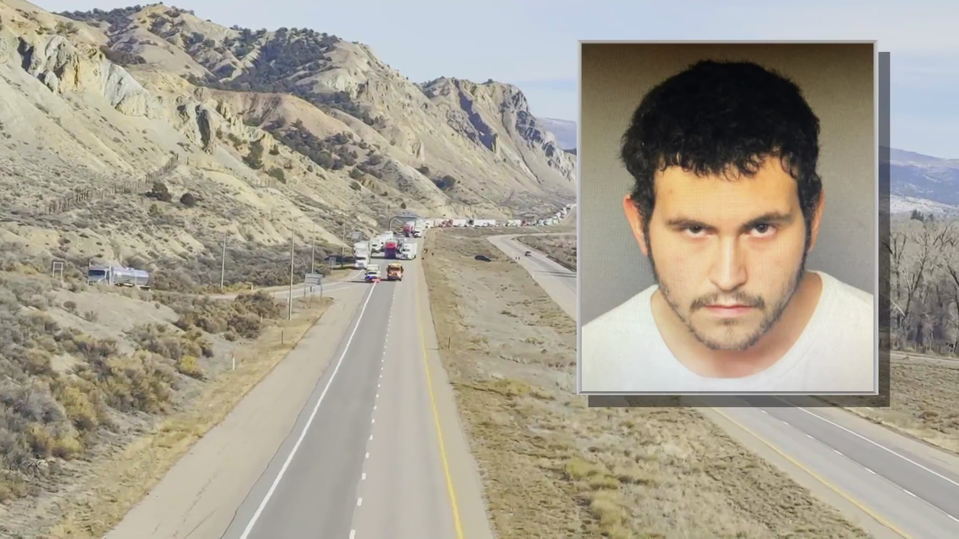 Homicide suspect arrested after 10-hour manhunt, I-70 closure