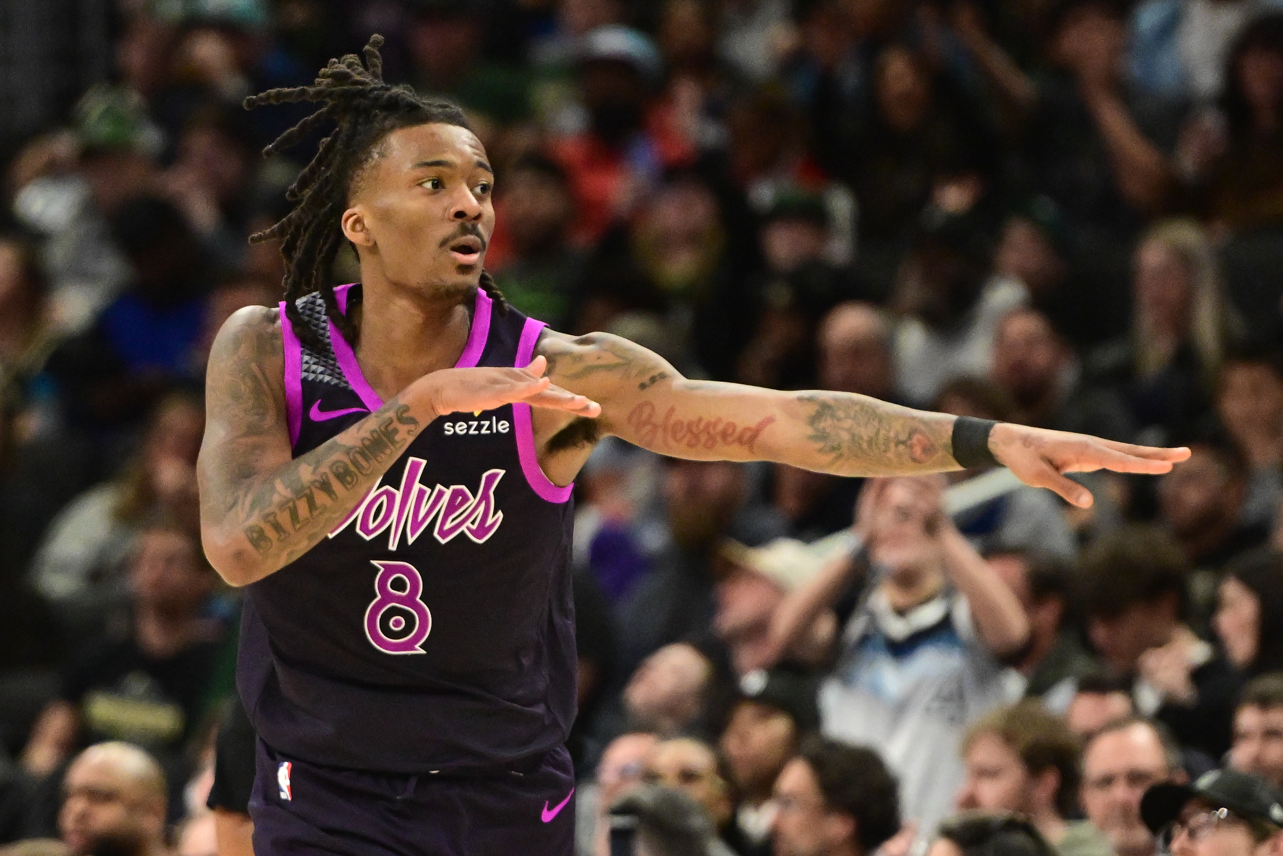 Bones Hyland makes history off the bench for Timberwolves in rout over ...