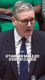 'Waffling' Starmer mauled over ID cards U-turn in PMQs