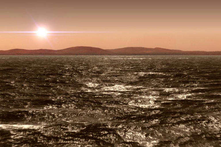Mars was blue - discovery of ocean on planet rewrites history of solar ...