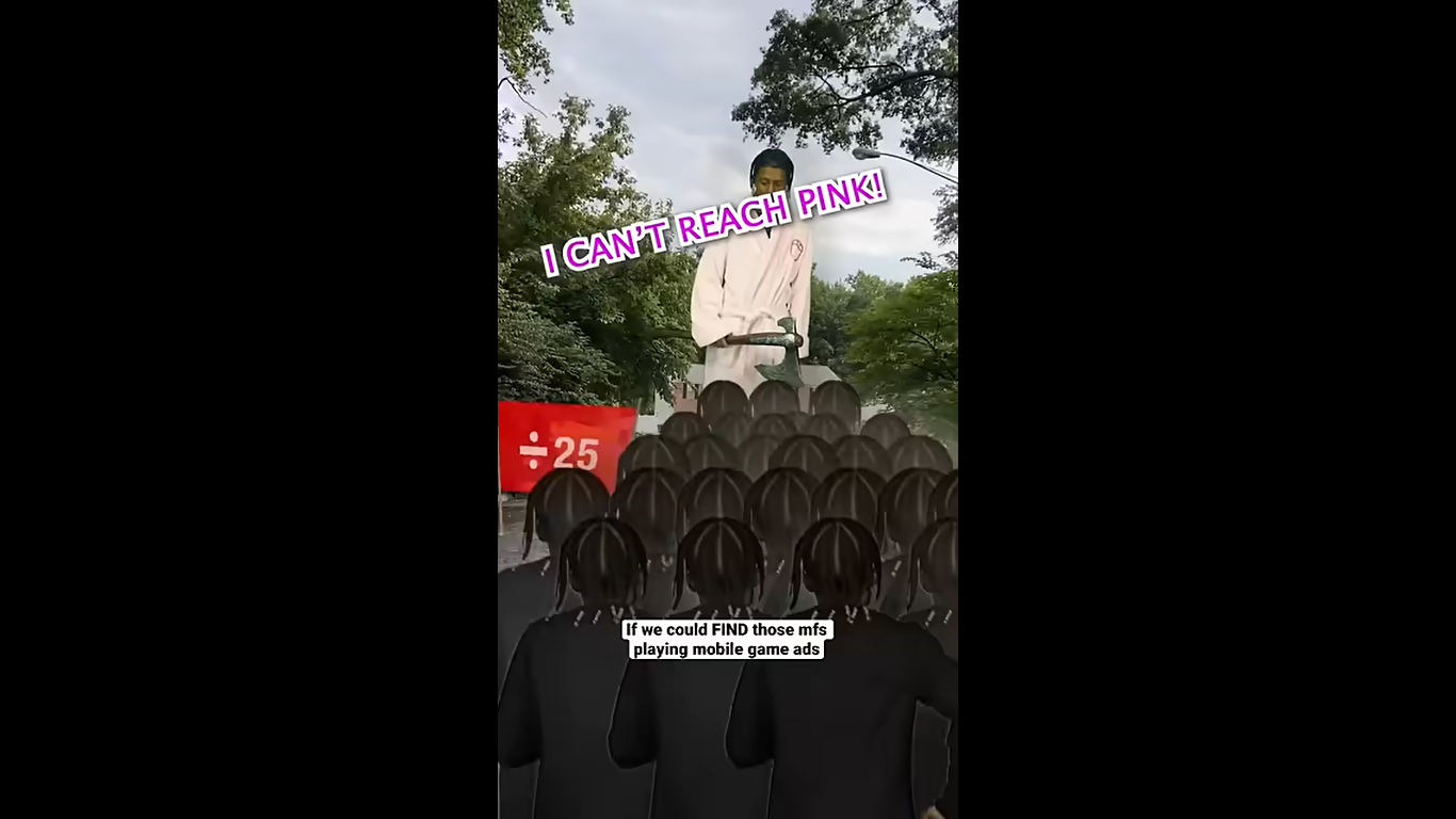 If we could FIND those mfs playing mobile game ads #shorts #gaming # ...