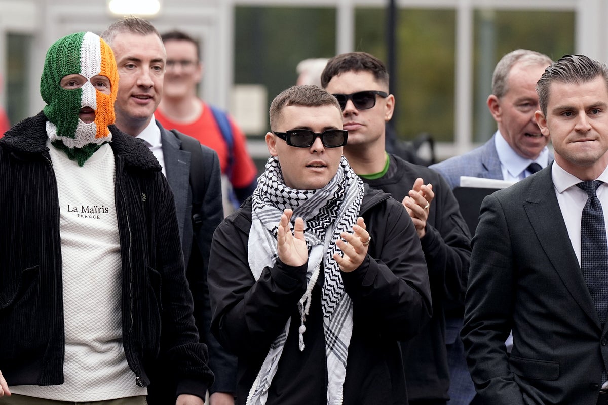 Appeal over Kneecap rapper’s terror case begins at High Court