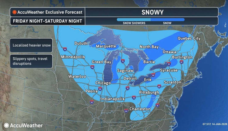 Cold front triggering new storm nears Northeast: Latest update, timing