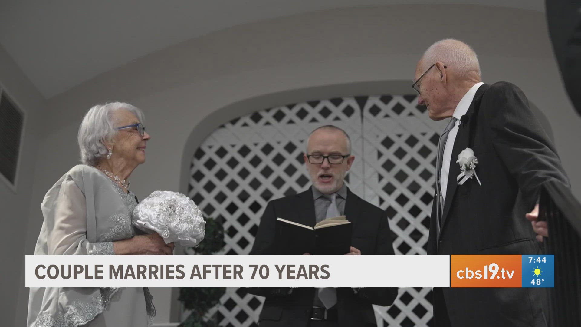 Couple marries after 70 years