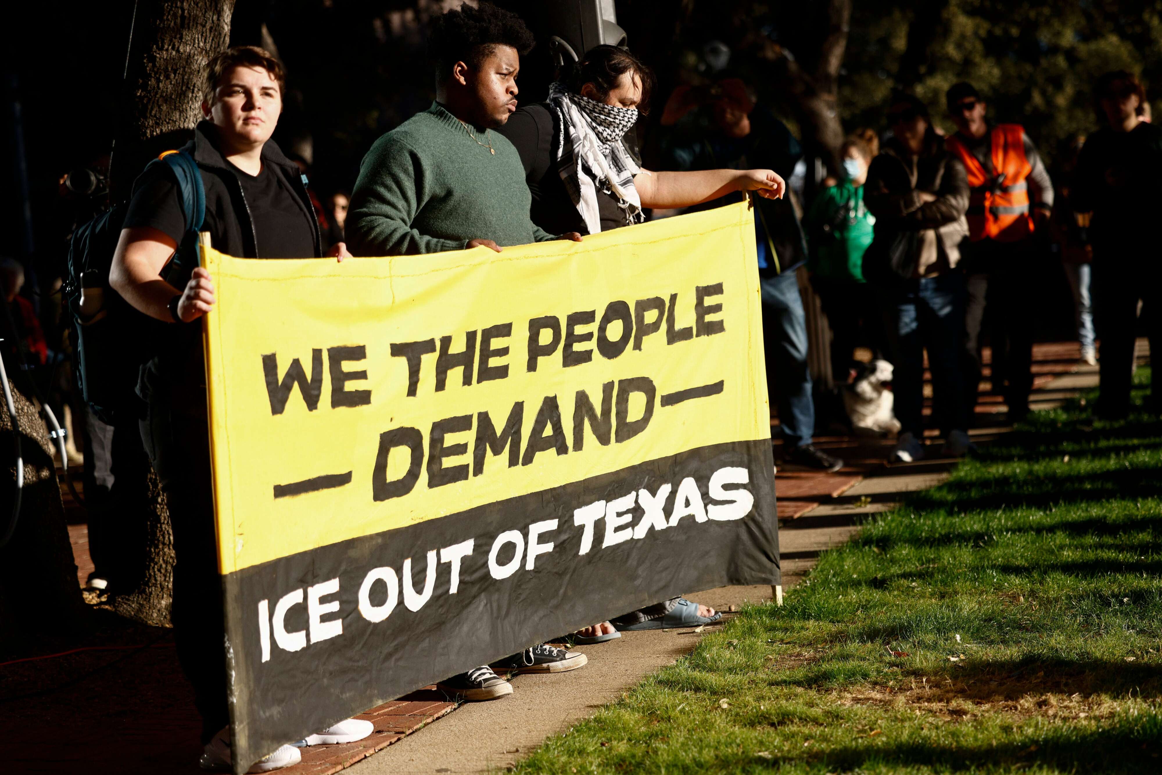 Downtown Fort Worth protest draws hundreds to condemn ICE, mourn Renee Good