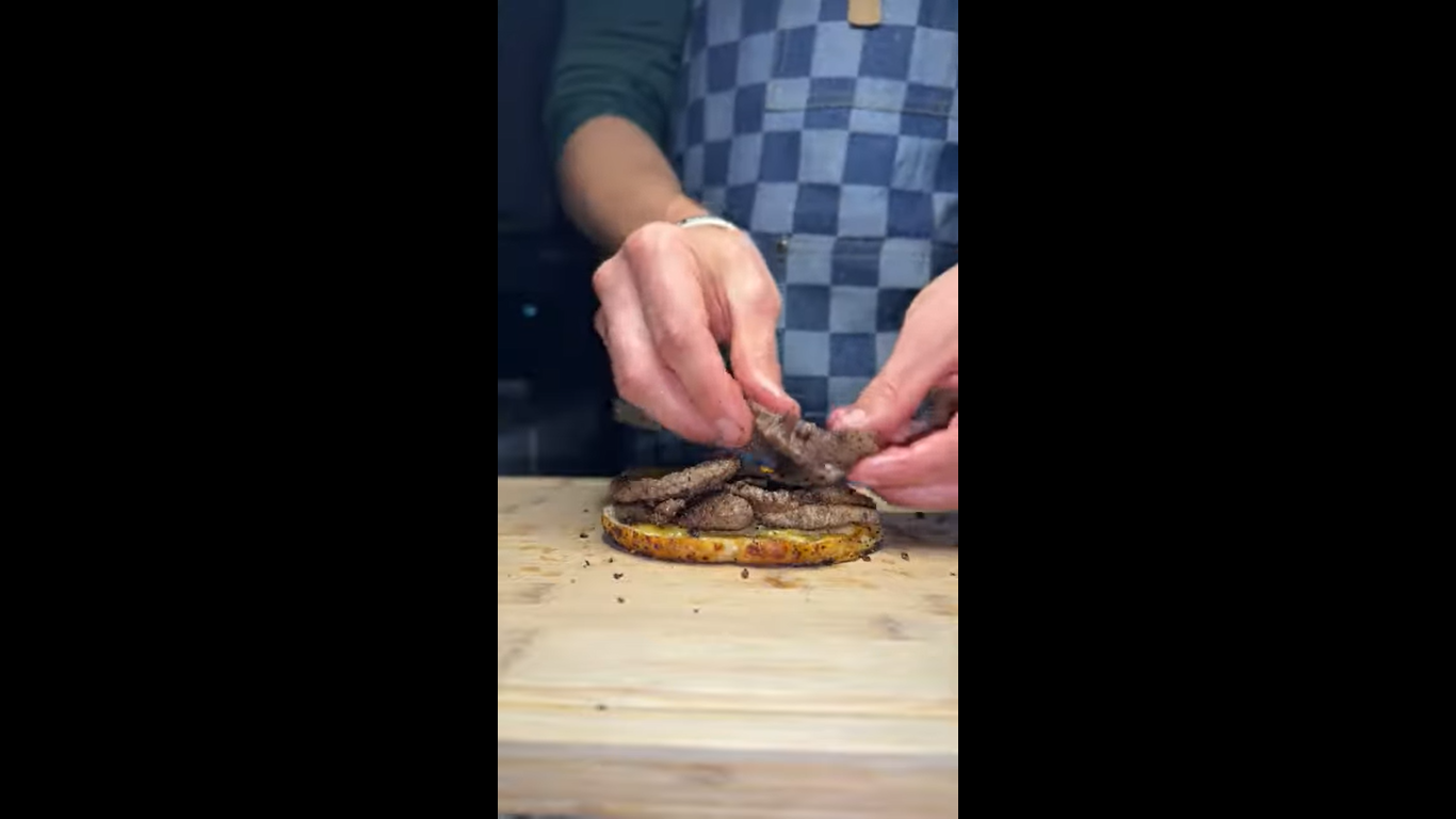 This is the best sandwich I’ve ever had. Hot honey chili garlic steak ...