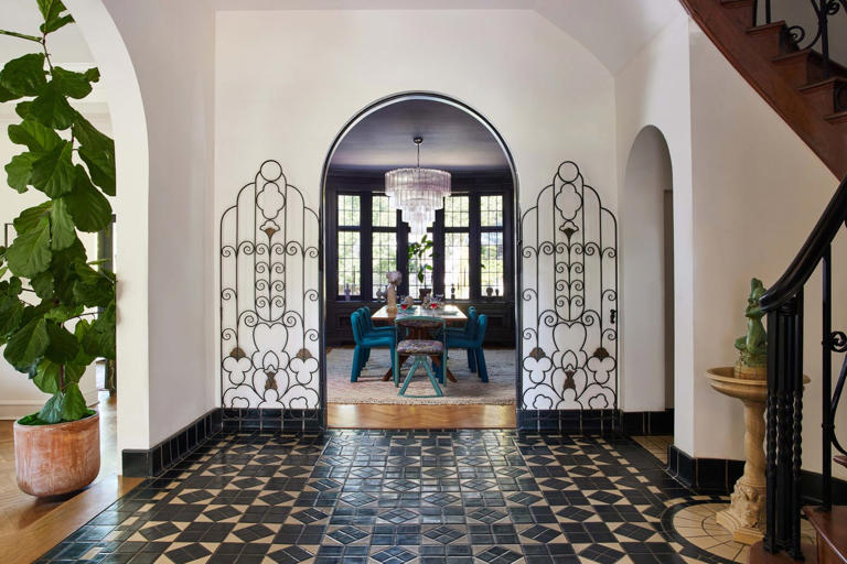 Original finishes and an artist client informed the design of this ...