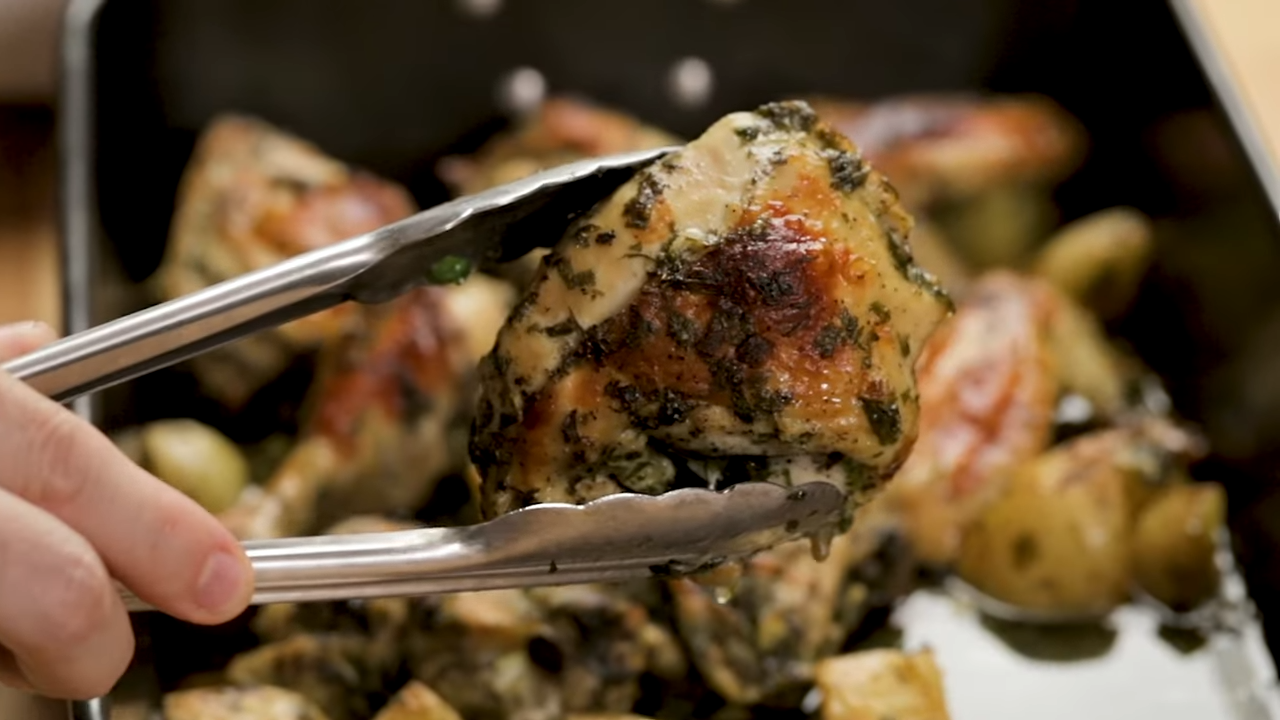 This chicken and potato bake is what Italian comfort tastes like
