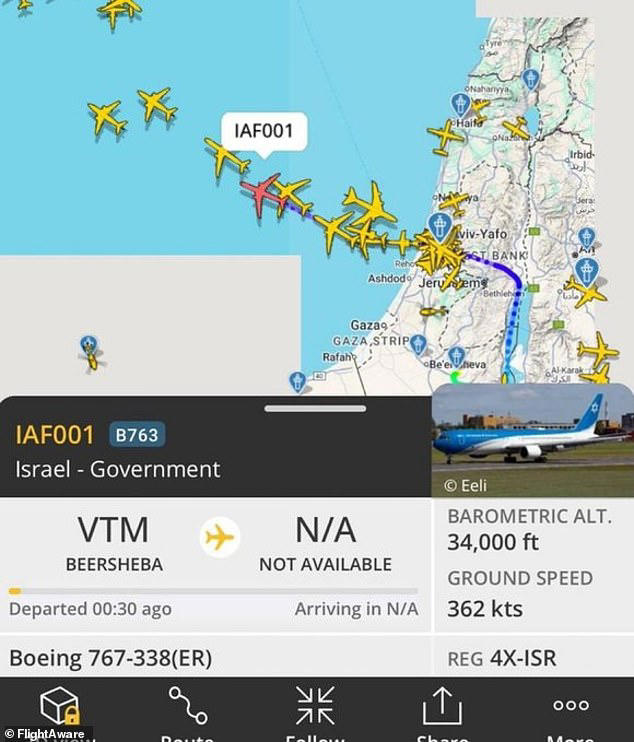 Netanyahu's jet makes familiar flight as Trump plans Iran strike