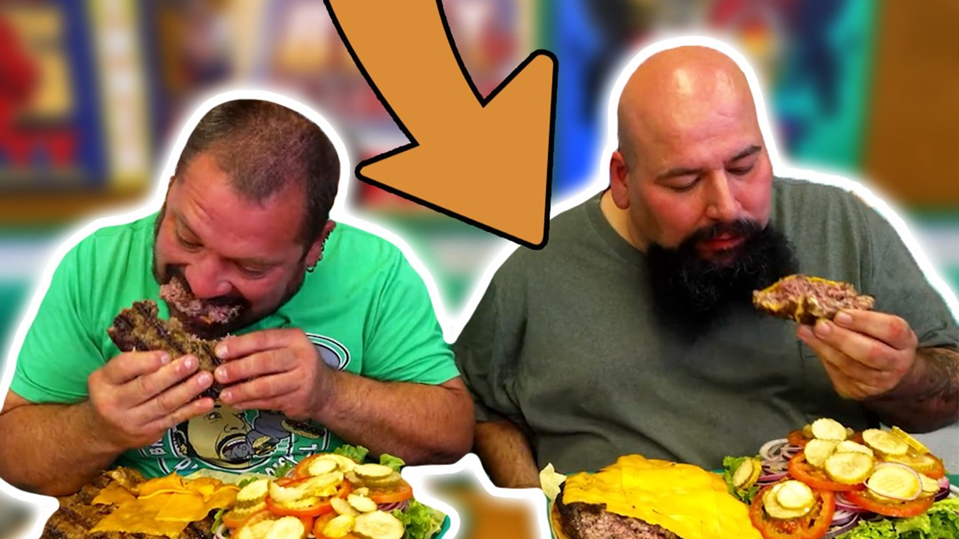 5LB burger beast mode challenge