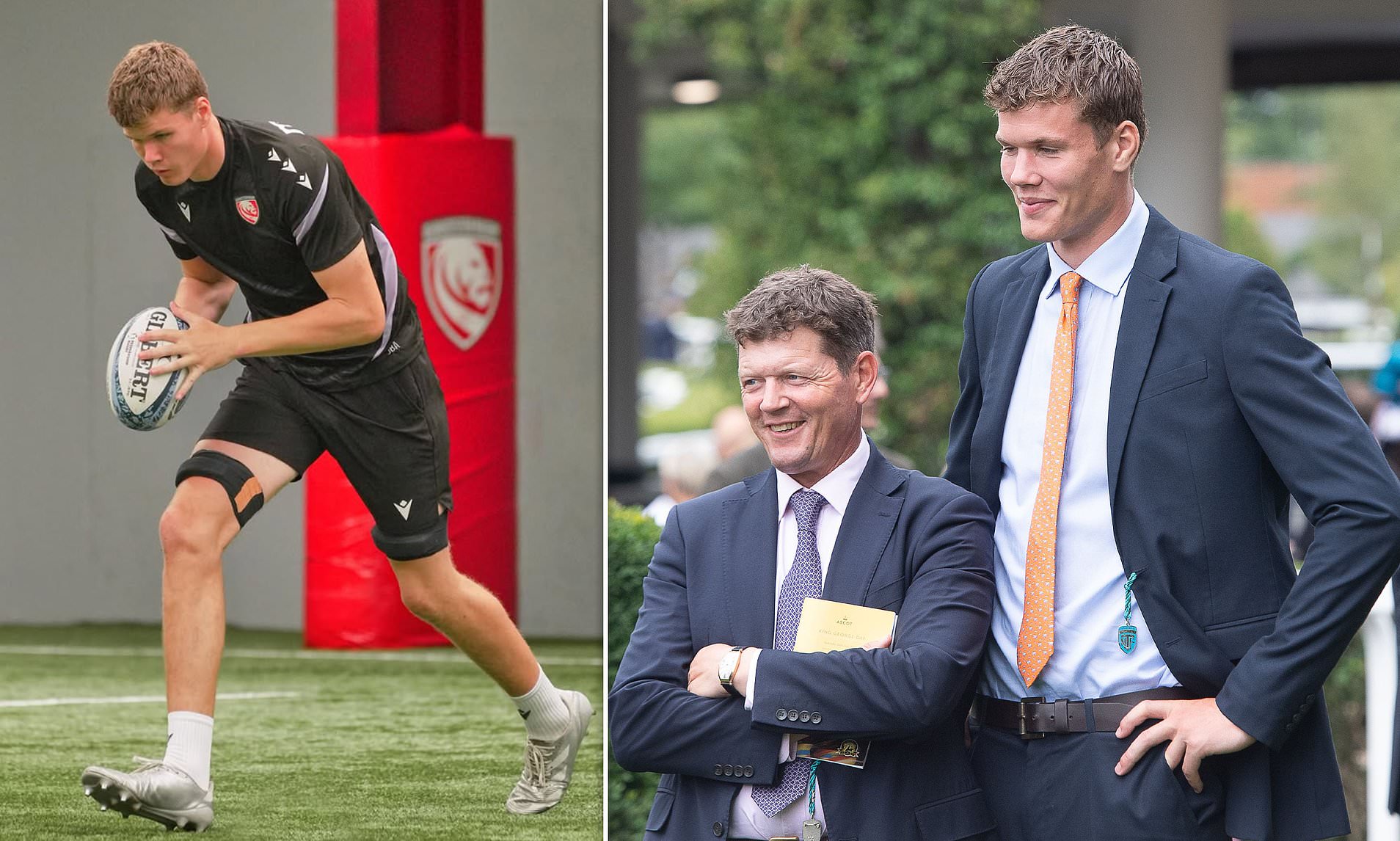 England's 6ft 9in rugby star with a very famous aunt - can you guess ...