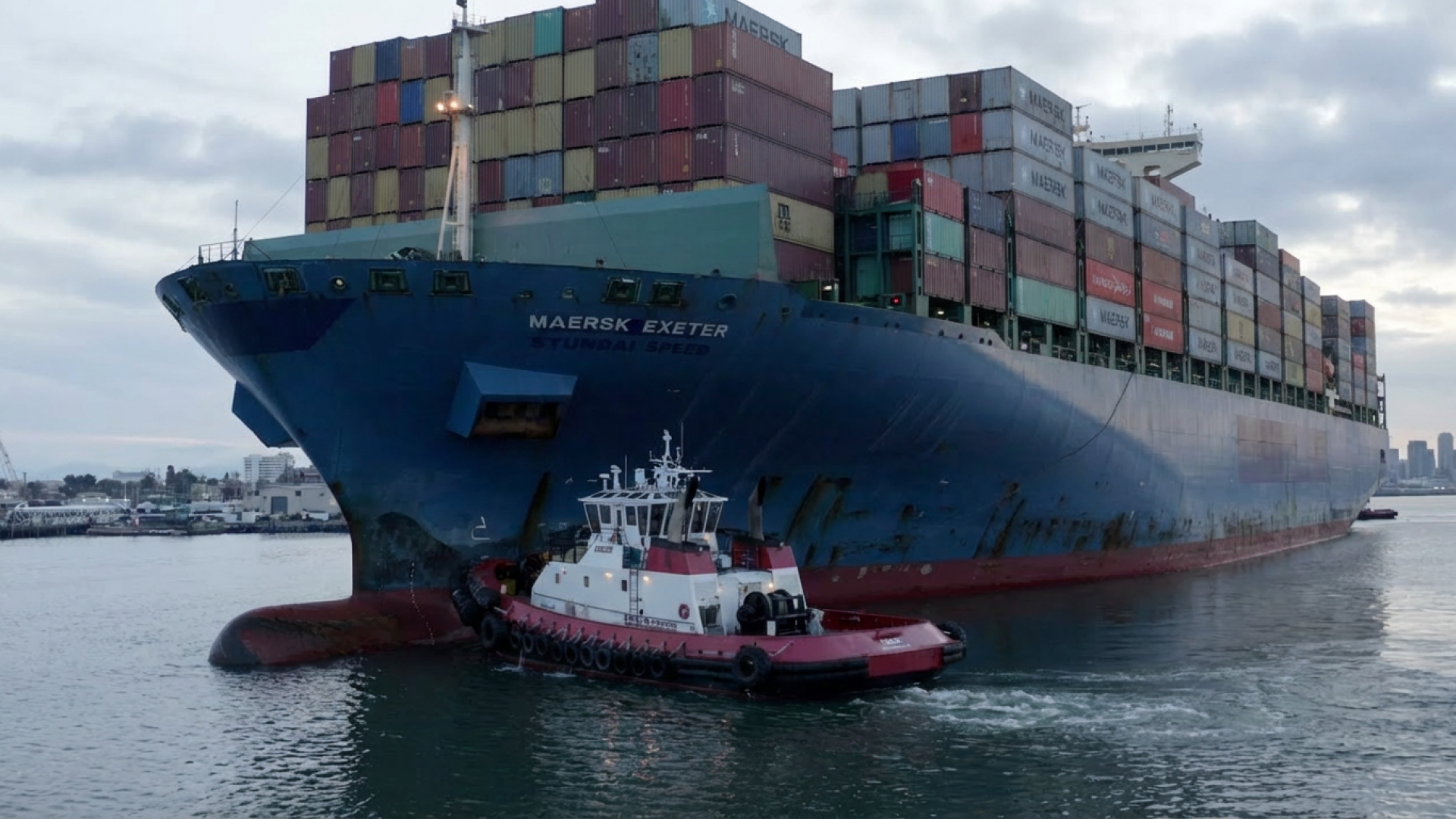 Why tugs pushing midships still make ships turn, the physics behind ...