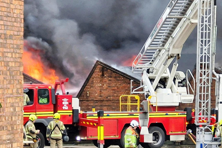 Major factory fire in Wolverhampton causes toxic smoke