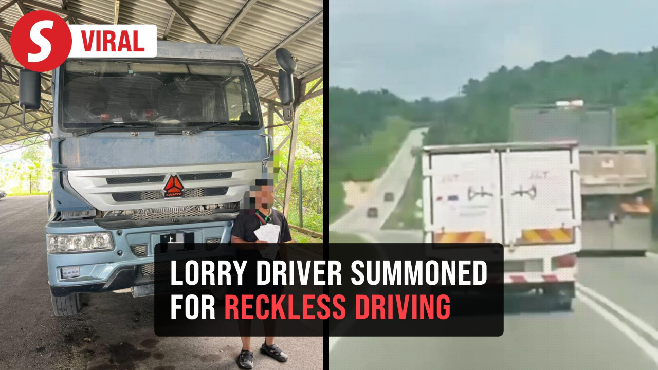 Tipper lorry driver summoned after reckless driving video goes viral