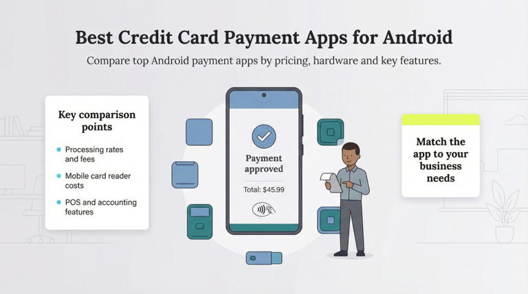 Find out which credit card payment app for Android works best for you