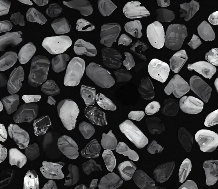 A 'cosmic clock' in tiny crystals reveals the rise and fall of ...