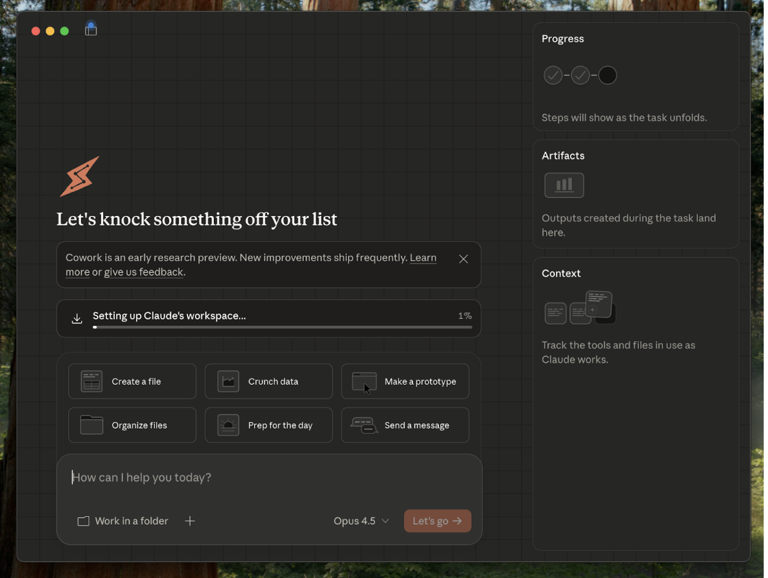 Vibe check: Claude cowork is Claude code for the rest of us