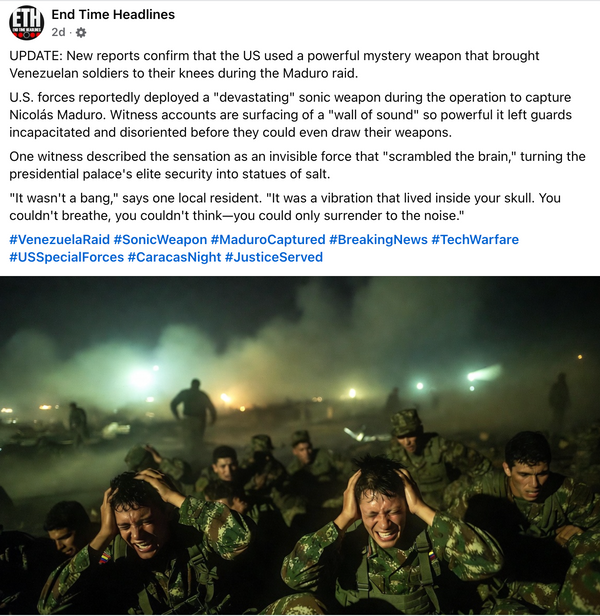 What we know about rumor US used sonic weapon during Venezuela attack