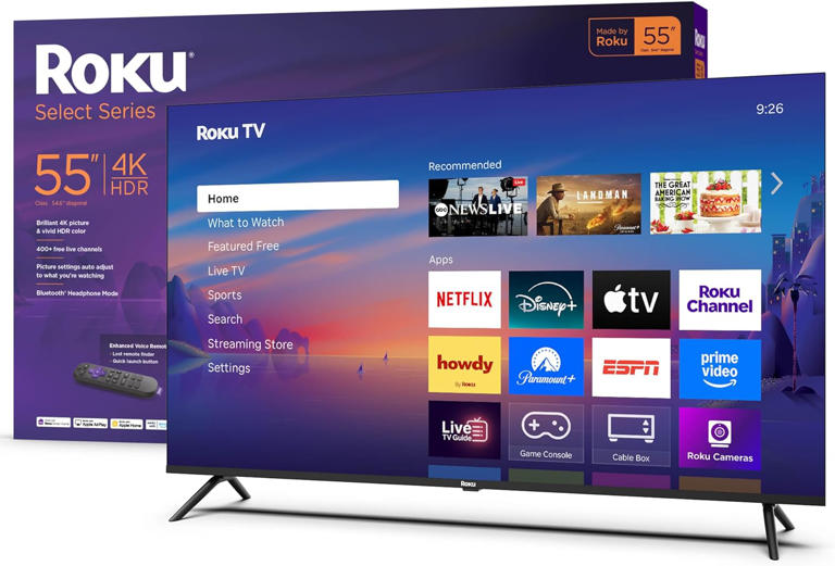 Get 55" Roku Select 4K smart TV for less than $300